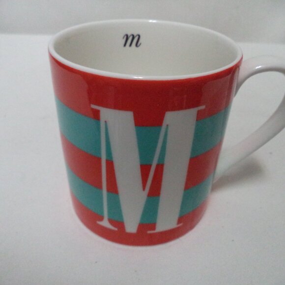 kate spade | Dining | Kate Spade Lenox Wickford Red Letter Day Letter M ...